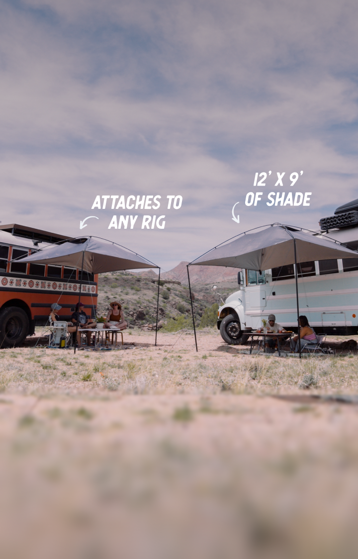 MoonShade • The portable vehicle awning that goes almost anywhere